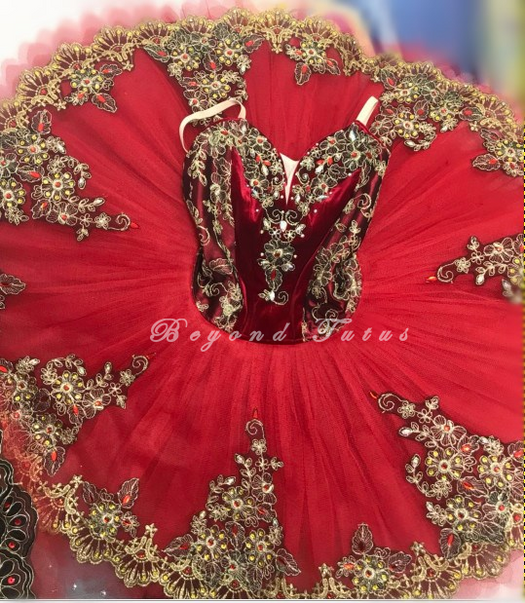 Red platter tutu, professional, comfort, Beyond Tutus