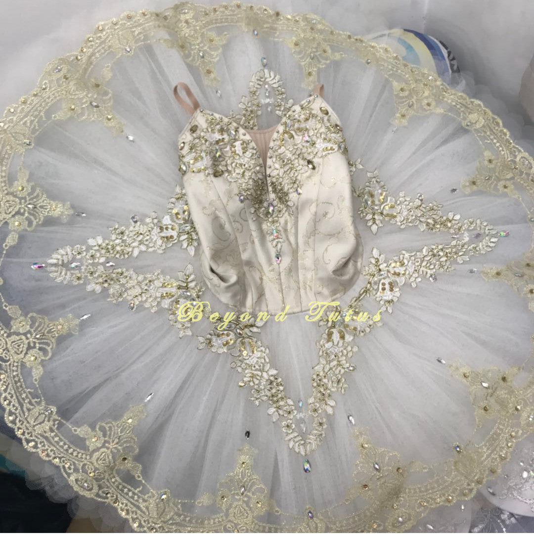 White and Gold Professional Tutu | high quality, custom-made to order ...